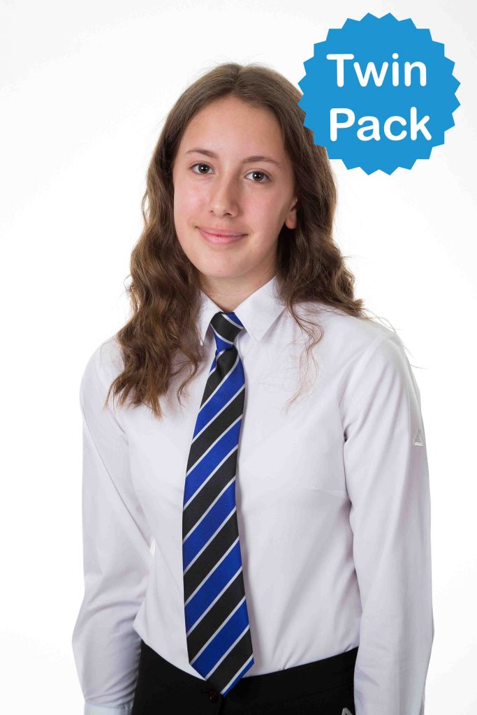 Delta Academies Trust Approved Girls Long Sleeved Twin Pack Blouses ...